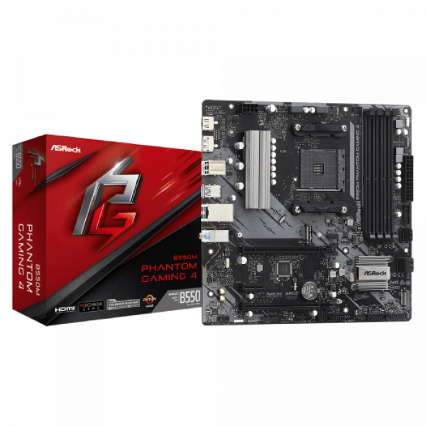 MB AM4 ASRock B550M Phantom Gaming 4 90-MXBE90-A0UAYZ