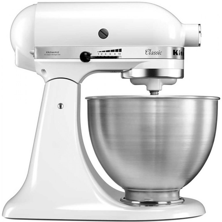 KitchenAid 5K45SSEWH Classic samostojeći mikser 4,3l