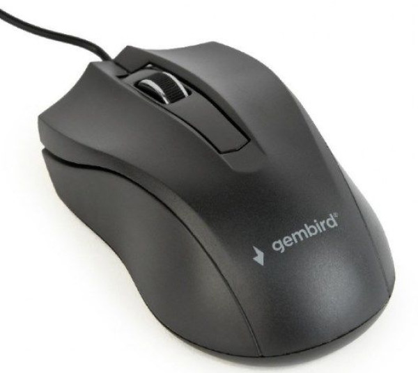 MUS-3B-01 Gembird Opticki mis 1000Dpi 3-button black 116mm USB