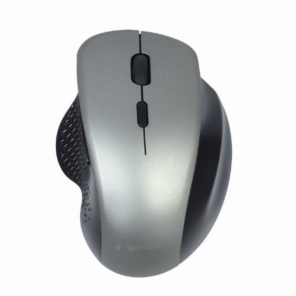 MUSW-6B-02-BG 6-button wireless optical mouse, black-spacegrey