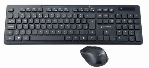 KBS-WCH-03 Gembird tastatura US + bezicni mis USB, US layout
