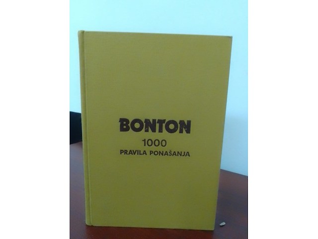 BONTON * 1000 PRAVILA PONASANJA
