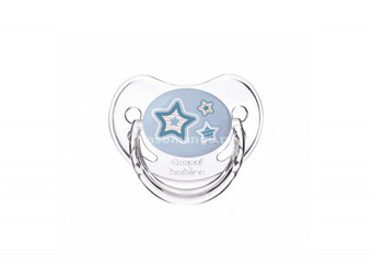 CANPOL ORTHODONTIC BABY SILIKONSKA VARALICA 0-6M 22565 "Newborn baby" 1kom - STARS (22565_blu)