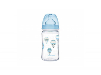 CANPOL BABY FLASICA 240ML SIROKI VRAT PP - EASY START- CLOUDS 35225 (35225_pin)