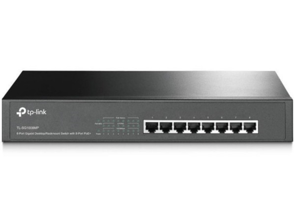 Switch TP-LINK TL-SG1008MP Gigabit8x RJ45101001000Mbps8x PoE+Rackmount metalno kućište' ( 'TL-SG1008MP' )