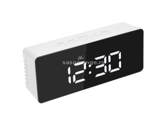 TOO DC-200 digital alarm clock white