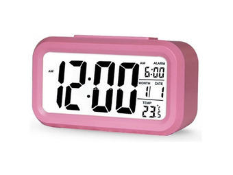 TOO DC-100 digital alarm clock pink