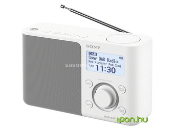 SONY XDR-S61D portable DAB/DAB+ radio alarm function white (Basic guarantee)