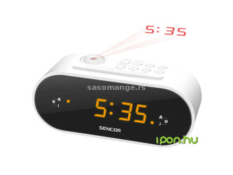 SENCOR SRC 3100 W radio alarm clock white