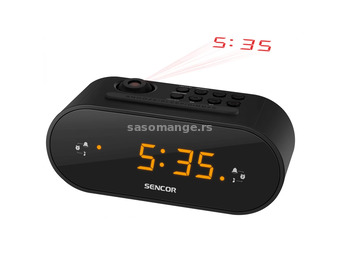 SENCOR SRC 3100 radio alarm clock black