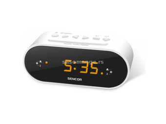 SENCOR SRC 1100 W radio alarm clock white