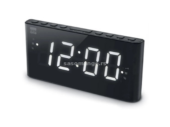 NEW ONE CR136 radio alarm clock black