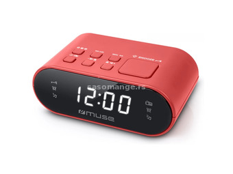 MUSE M-10 with radio alarm hour red