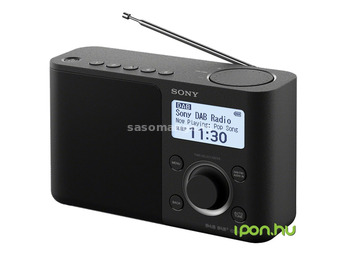 SONY XDR-S61D portable DAB/DAB+ radio alarm function black (Basic guarantee)
