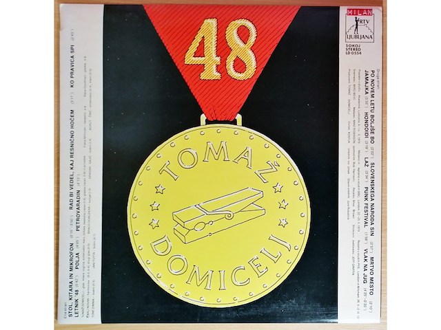 LP TOMAŽ DOMICELJ - 48 (1979) NOVA; PERFEKTNA