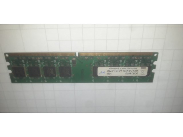 RAM MEMORIJA PQI DDR2 667U  1GB