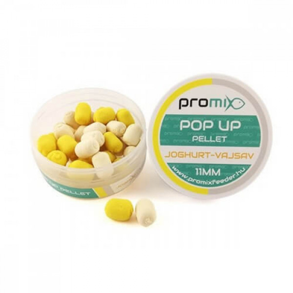 Pelet Promix Pop Up Pellet 11mm Jogurt - Mlecna kiselina 20g