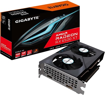 GIGABYTE Radeon RX 650 EAGLE 4G GV-R65XTEAGLE-4GD