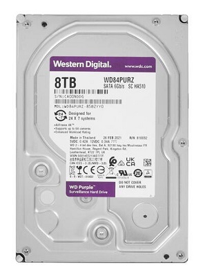 8TB Western Digital WD84PURZ Caviar Purple SATA3 128MB 5640rpm