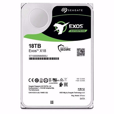18TB Seagate Exos X16 SATA3 ST18000NM000J 7200rpm 256Mb