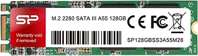 SSD Silicon Power 256GB A55 SP256GBSS3A55M28 M.2 2280 SATA read 560 MB/s, write 530 MB/s