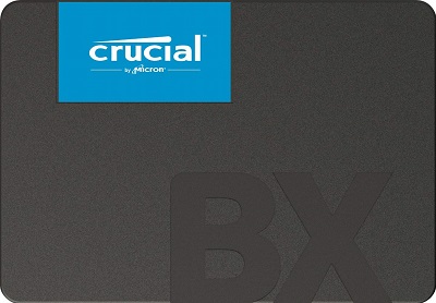SSD Crucial 500GB BX500 CT500BX500SSD1 Read/Write: 550 MB/s / 500 MB/s