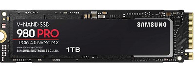 SSD SAMSUNG 1TB 980 PRO MZ-V8P1T0BW M.2 NVME