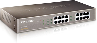 Switch 10/100/1000 MBit UTP 16 port TP-Link TL-SG1016D Retail