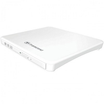 DVD Writer Transcend TS8XDVDS-W, Ultra Slim Externi 8X, USB, White