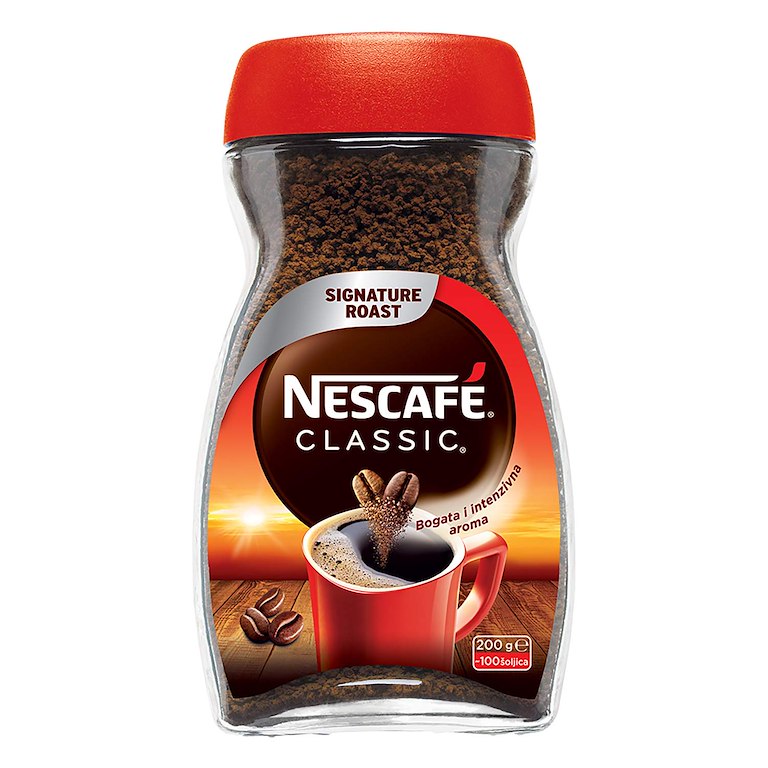 Nescafe inst classic tegla 200g nescafe