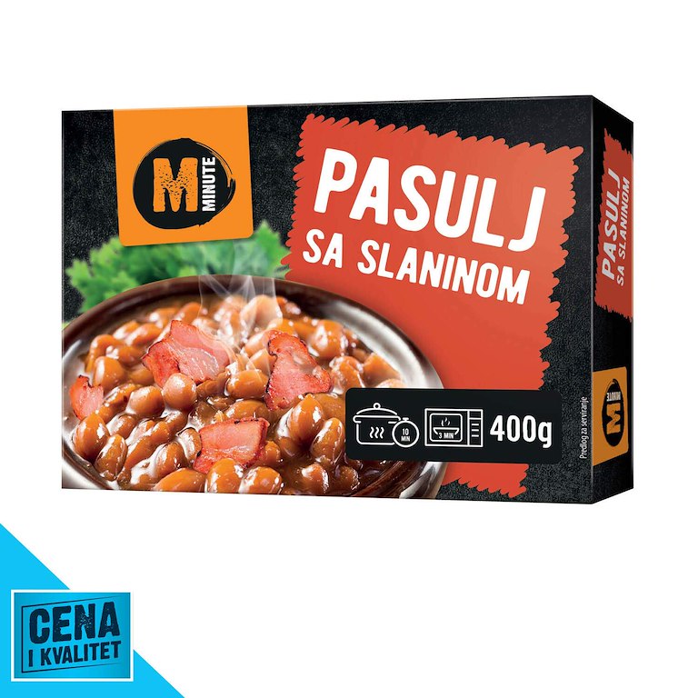 Minute pasulj sa slaninom 400g minute