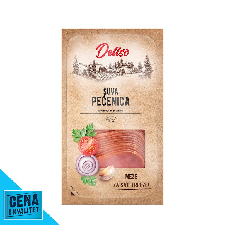 Deliso pečenica suva slajs 100g deliso