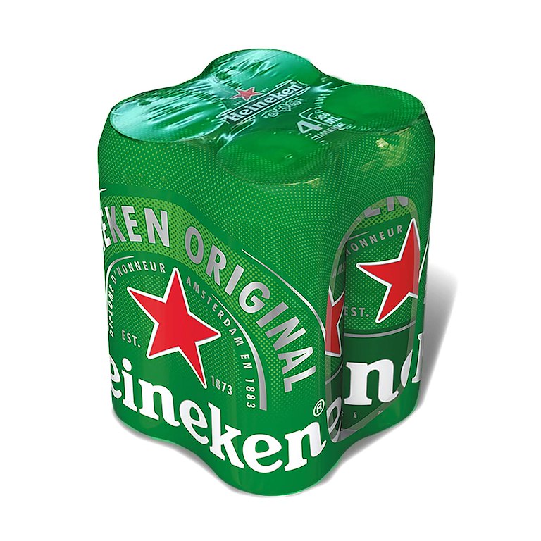 Heineken pivo 4x0.5l can heineken