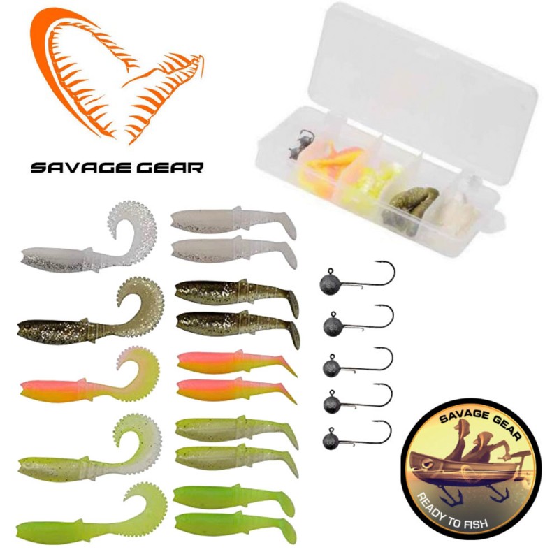 Savage Gear Cannibal Box Kit L set guma