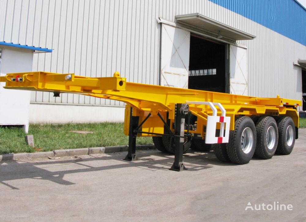 Nova 20 Ft Skeleton Trailer Chassis with Twist lock for Sale - S poluprikolica za prevoz kontejnera