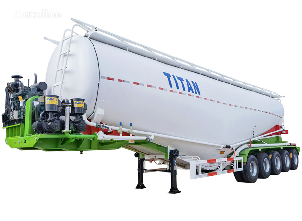 Nova TITAN 5 Axle Powder Tanker Trailer for Sale In Philippines-Y cisterna za prevoz cementa