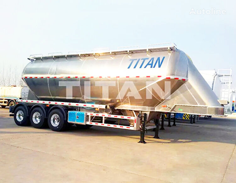 Novo TITAN Silo Bulk Flour and Cement Tanker Trailer for Sale - W vozilo za prevoz brašna