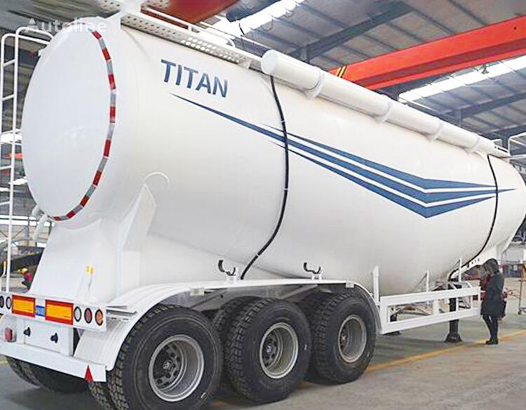 Nova TITAN 3 Axle 50ton Dry Bulk Tanker Trailer for Sale - W cisterna za prevoz cementa