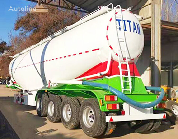 Nova TITAN 4 Axle Dry Bulk Cement Transport Vehicle for Sale - W cisterna za prevoz cementa