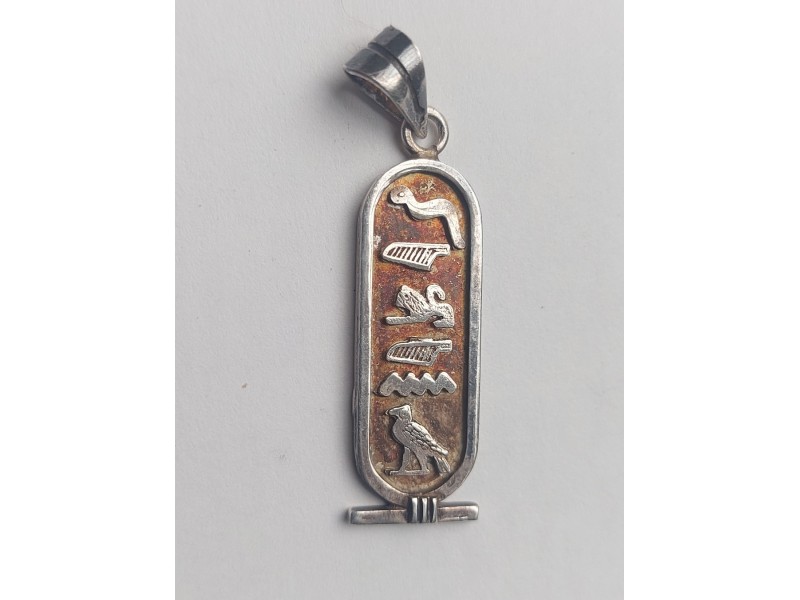 Stari srebrni Egipatski privezak