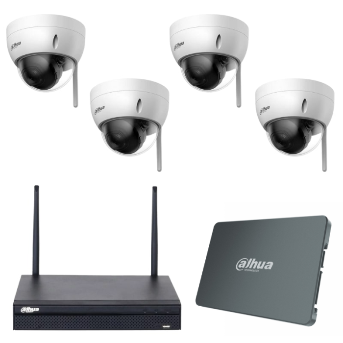 WiFi Dahua komplet 4 kamere 2Mpix
WiFi Dahua komplet 4 kamere 2Mpix