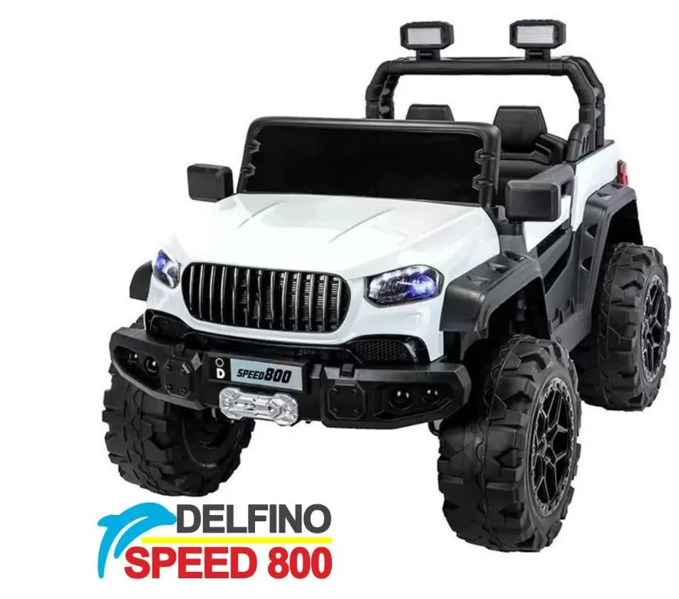 Dvosed Džip na akumulator Delfino SPEED 800 4×4 Beli (DEL-22C-W)