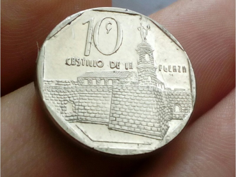 Kuba, 10 centavos 1996