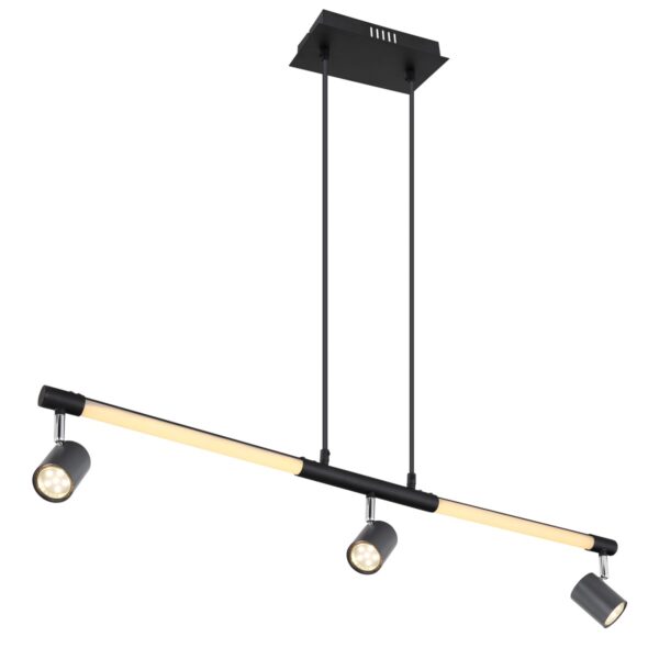 Visilica | HL 17011H1 – LED – 3xGU10 – Crna