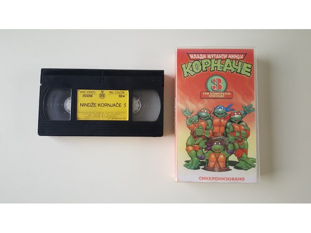 Nindža kornjače VHS - PGP RTB VIDEO 1991