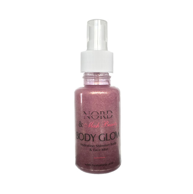 BODY GLOW FACE & BODY SHIMMER MIST - PINK GOLD