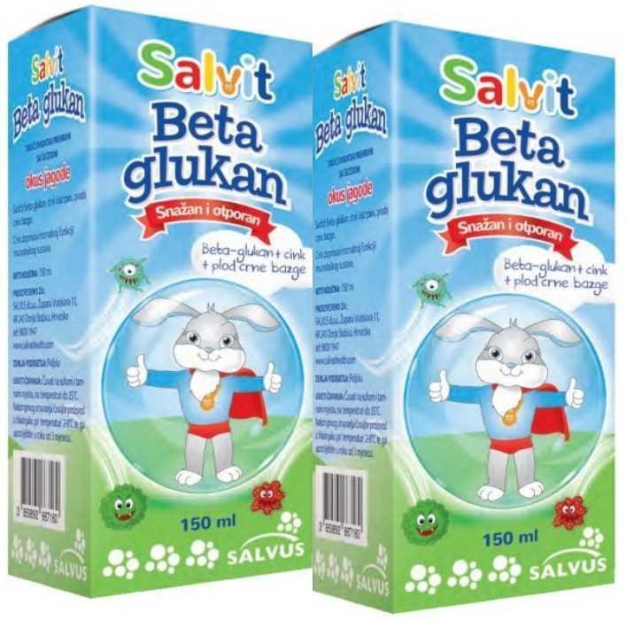 SALVIT BETA GLUKAN SIRUP 150ML 1+1 GRATIS