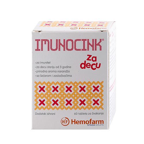 IMUNOCINK ZA DECU 60 TABLETA ZA ZVAKANJE