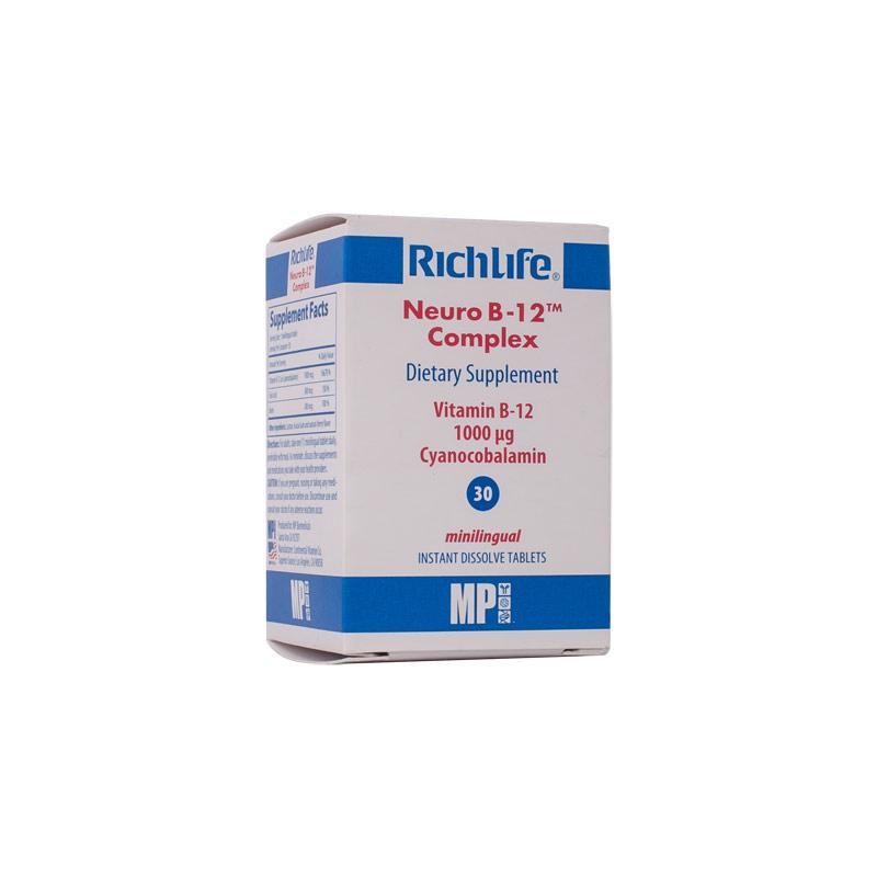 NEURO B12 COMPLEX RICHLIFE 30 LINGVALETA