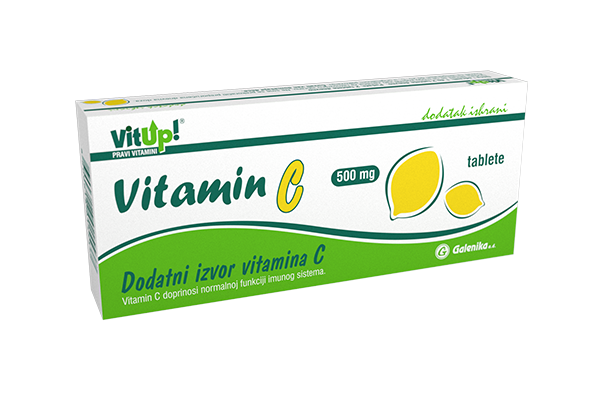 VITAMIN C 500MG 20 TABLETA GALENIKA